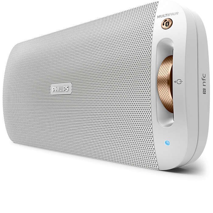 Boxa portabila cu Bluetooth Philips BT3600W/00 cu NFC, Alb - eMAG.ro