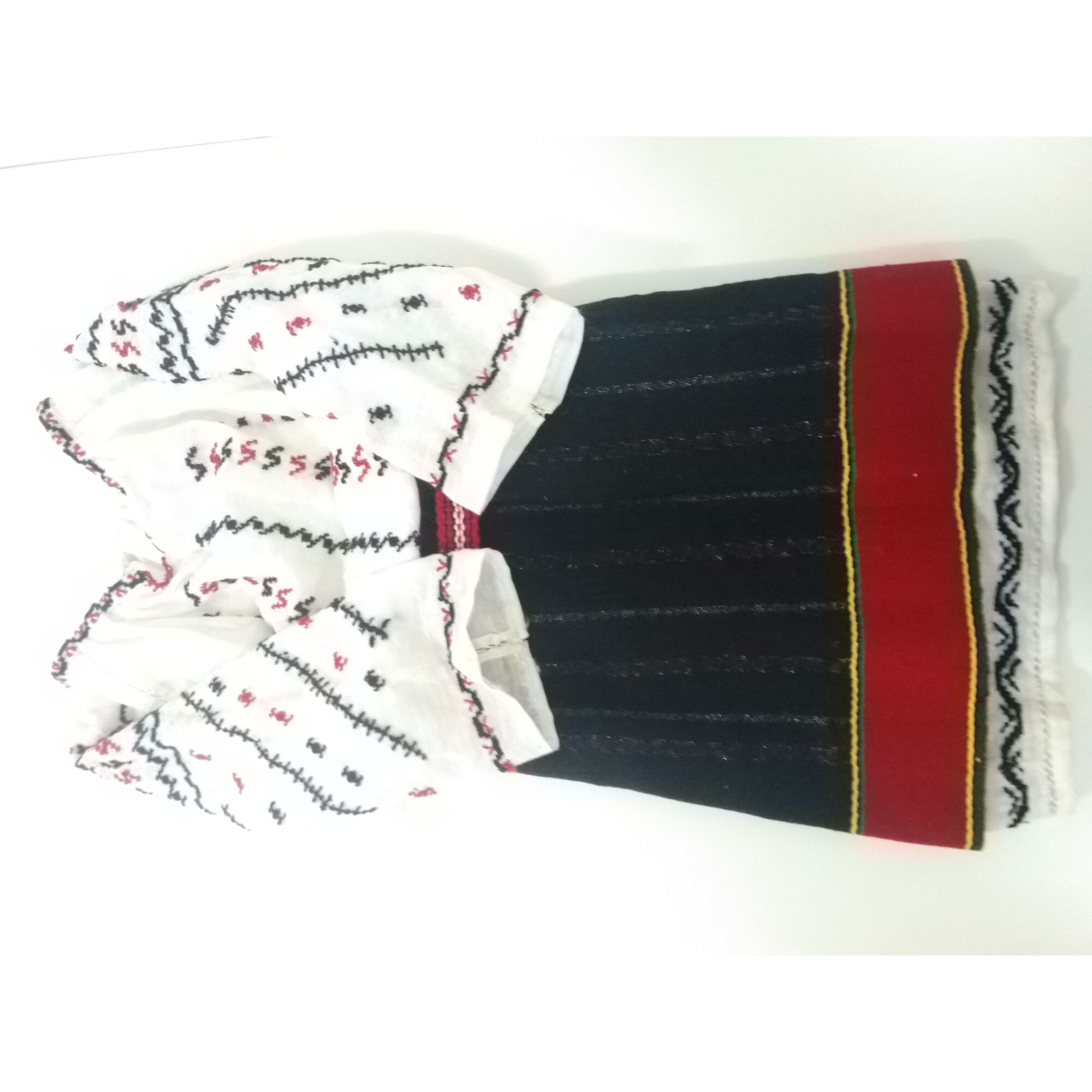 Compleu copii, Stesil Tex, costumas traditional fetite, 1-3 ani - eMAG.ro