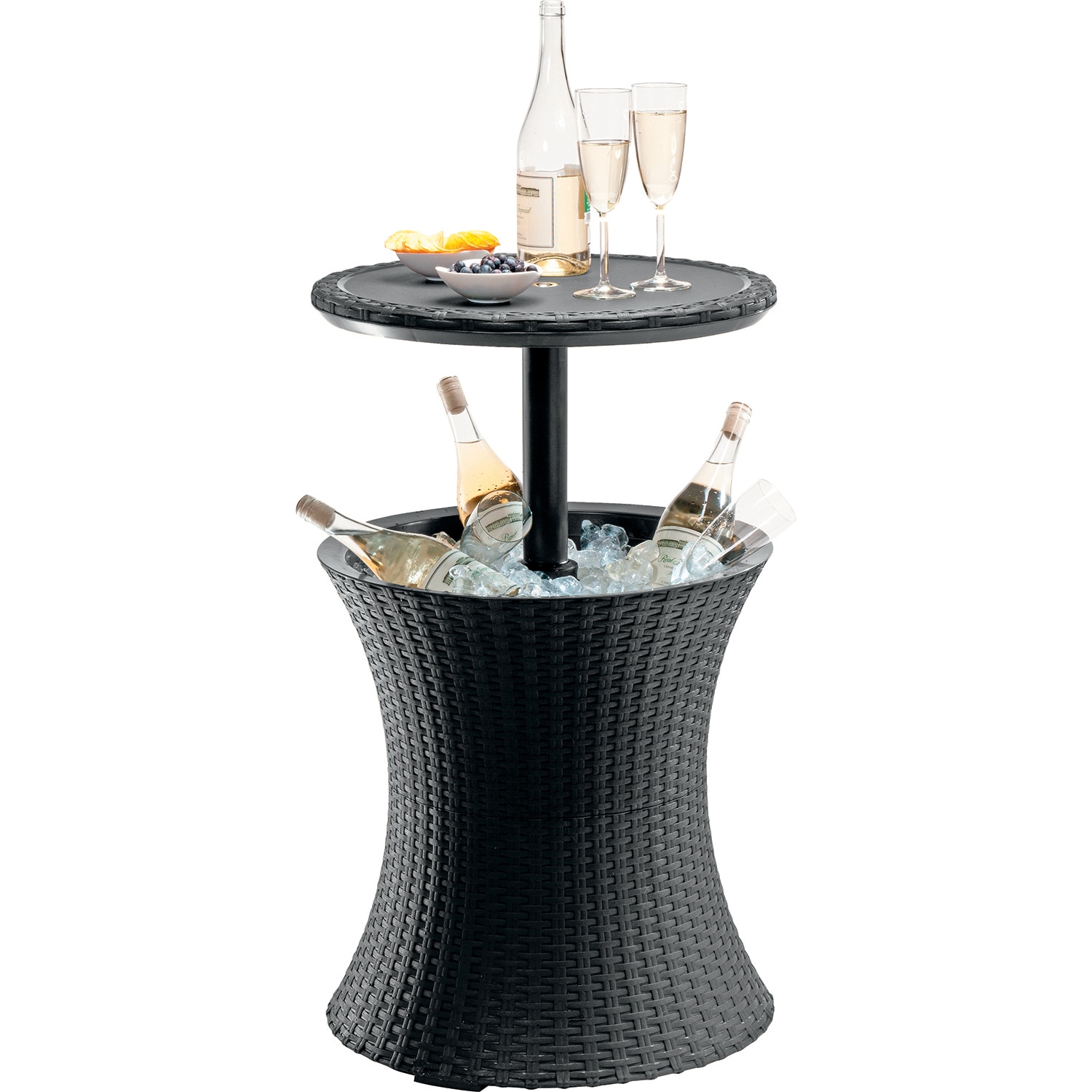 Mini-bar extensibil de gradina Cool Bar Keter, 49.5x49.5x57-82.5 cm ...