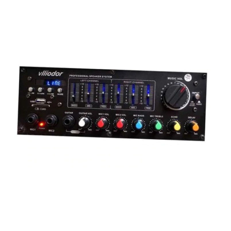 Boxe Profesionale Active, Power Sound, Putere 800W, Bluetooth, USB, SD ...