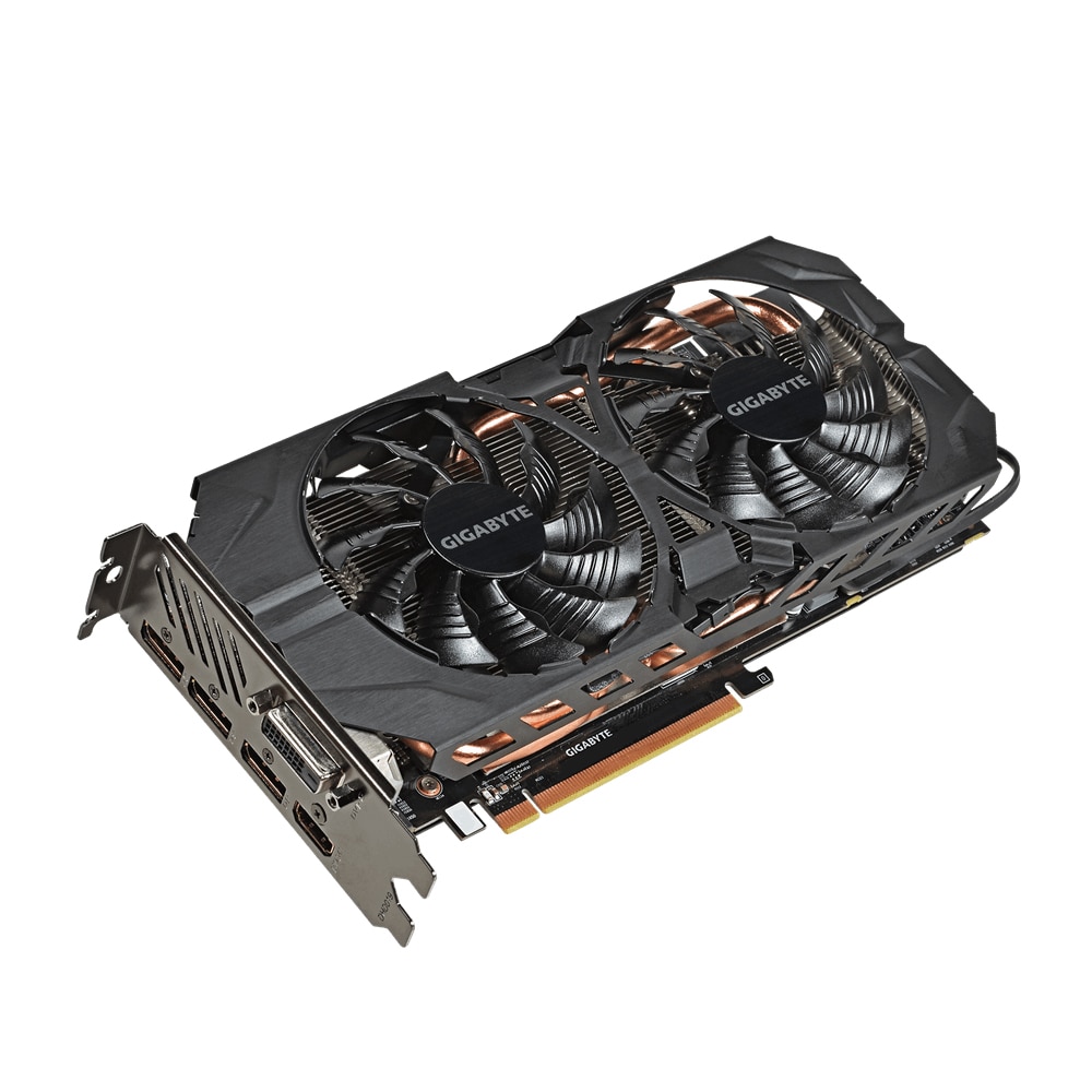 Placa video GIGABYTE Radeon™ R9 390 OC WindForce 2X, 8GB GDDR5, 512-bit ...
