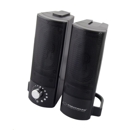 Boxe stereo PC Esperanza, USB 2.0, 2x2.5W, Negru - eMAG.ro