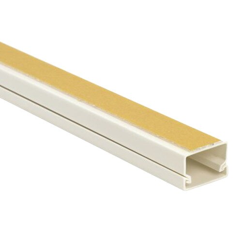 Pachet 20 bucati - Canal cablu PVC 40x40mm, Bara/2m, Pat cablu cu banda ...