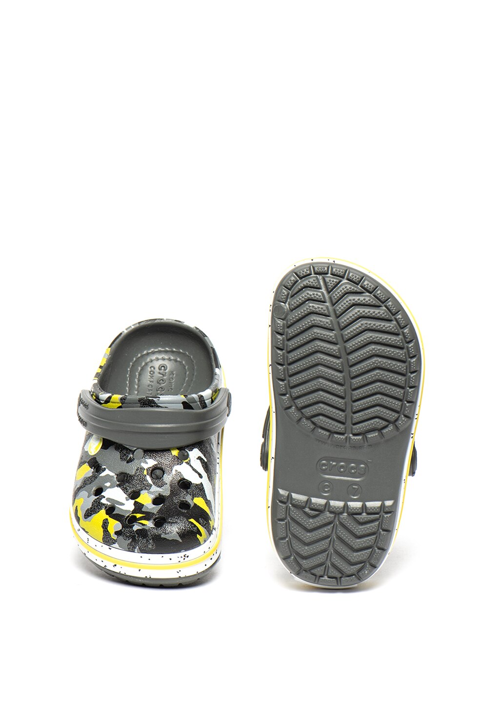 Crocs, Гумени кроксове с отворена пета, Сив, 28-29 EU - eMAG.bg