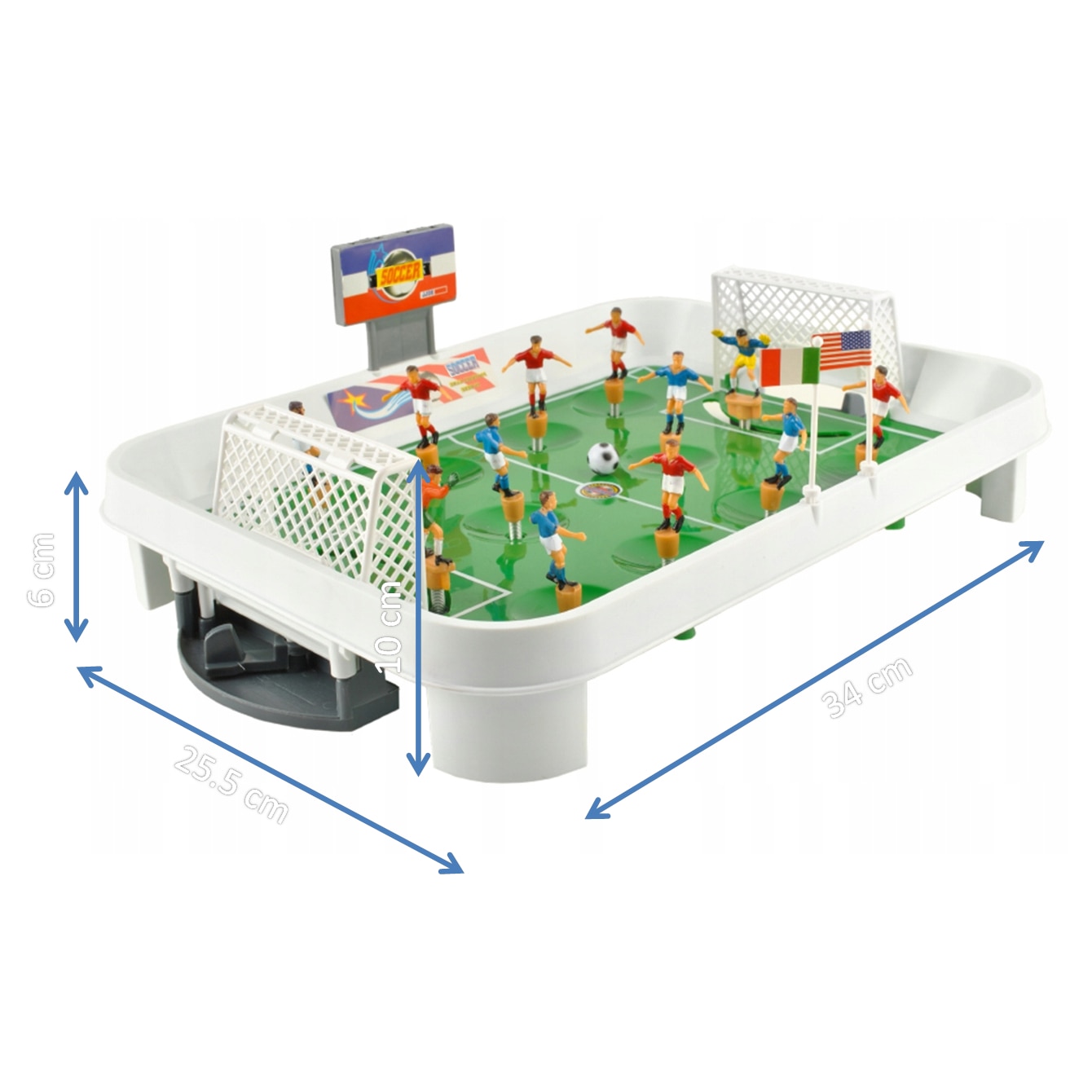 Joc interactiv fotbal de masa pentru copii 34x25,5x10cm - eMAG.ro