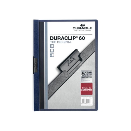 Dosar plastic Duraclip 60 Durable, Bleu - eMAG.ro