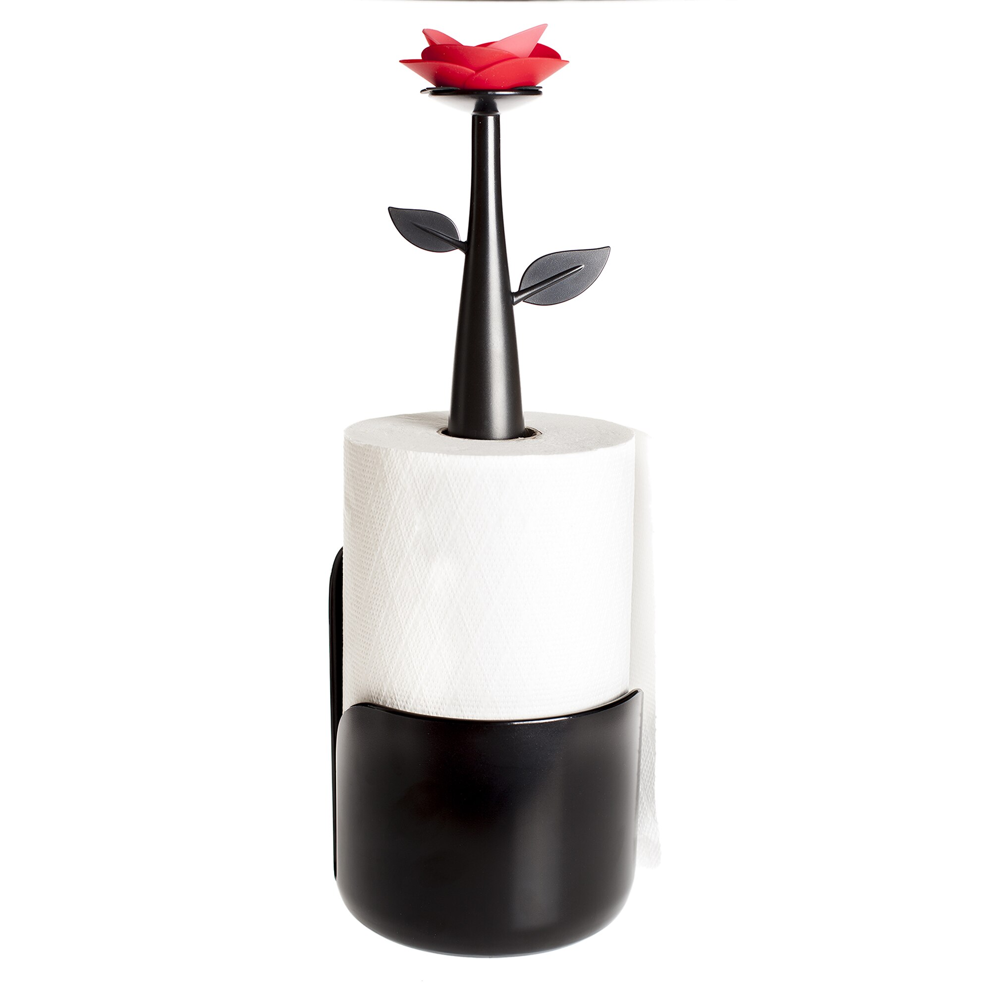 Suport rola hartie Vigar Rose Black - eMAG.ro