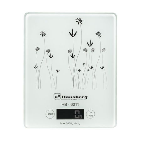 Cantar Electronic pentru bucatarie Hausberg HB 6011, alb - eMAG.ro
