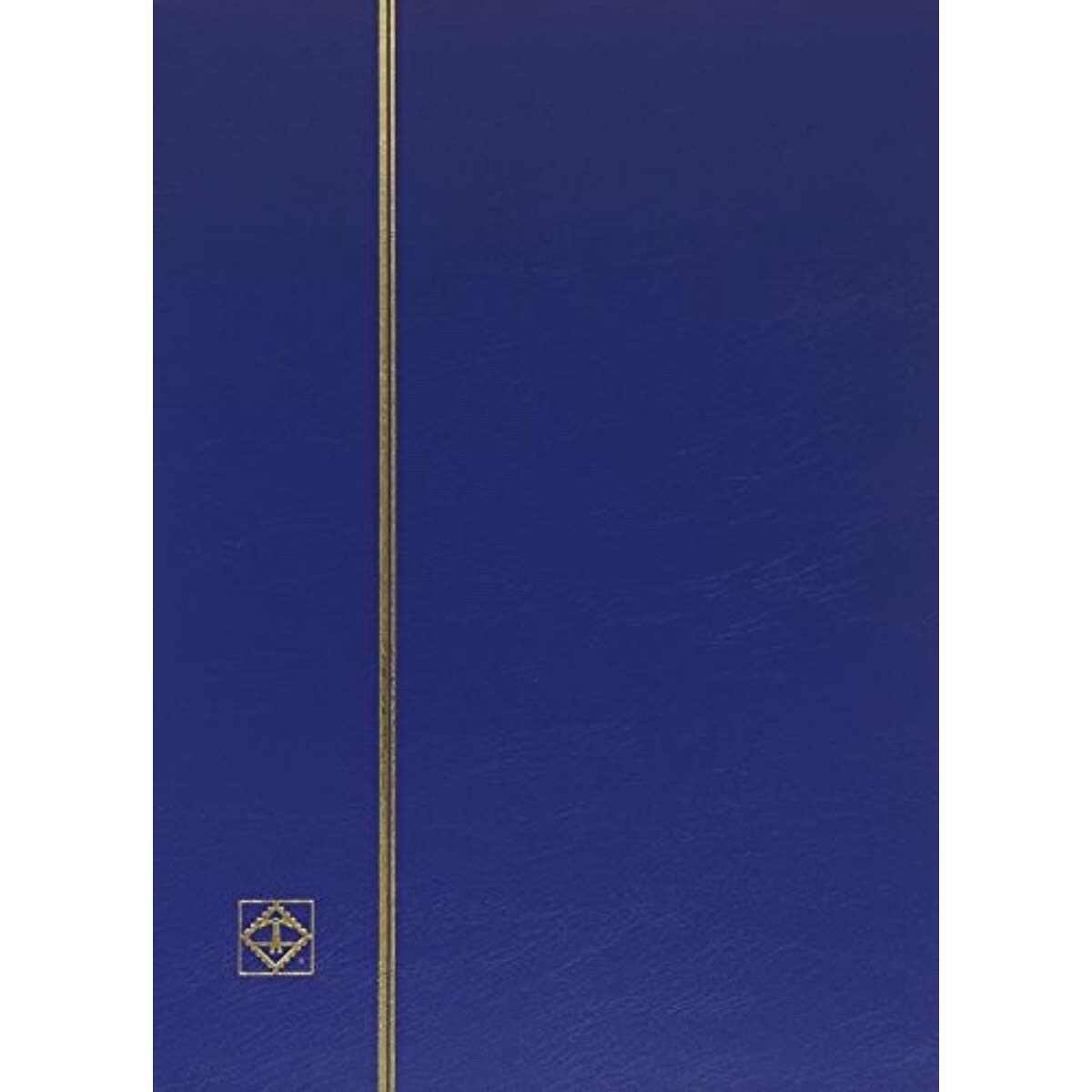 Clasor Leuchtturm, A4 pentru timbre, 16 file negre, coperta albastra ...