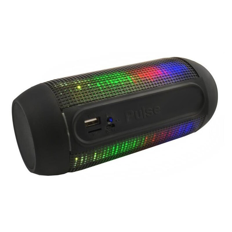 Boxa Portabila Bluetooth Stereo Cu LED-uri Multicolore - eMAG.ro