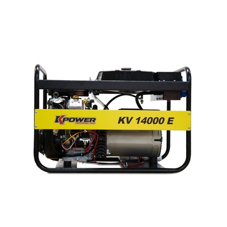 Бензинов синхронен трифазен електрогенератор KPOWER KV 14000Е - eMAG.bg