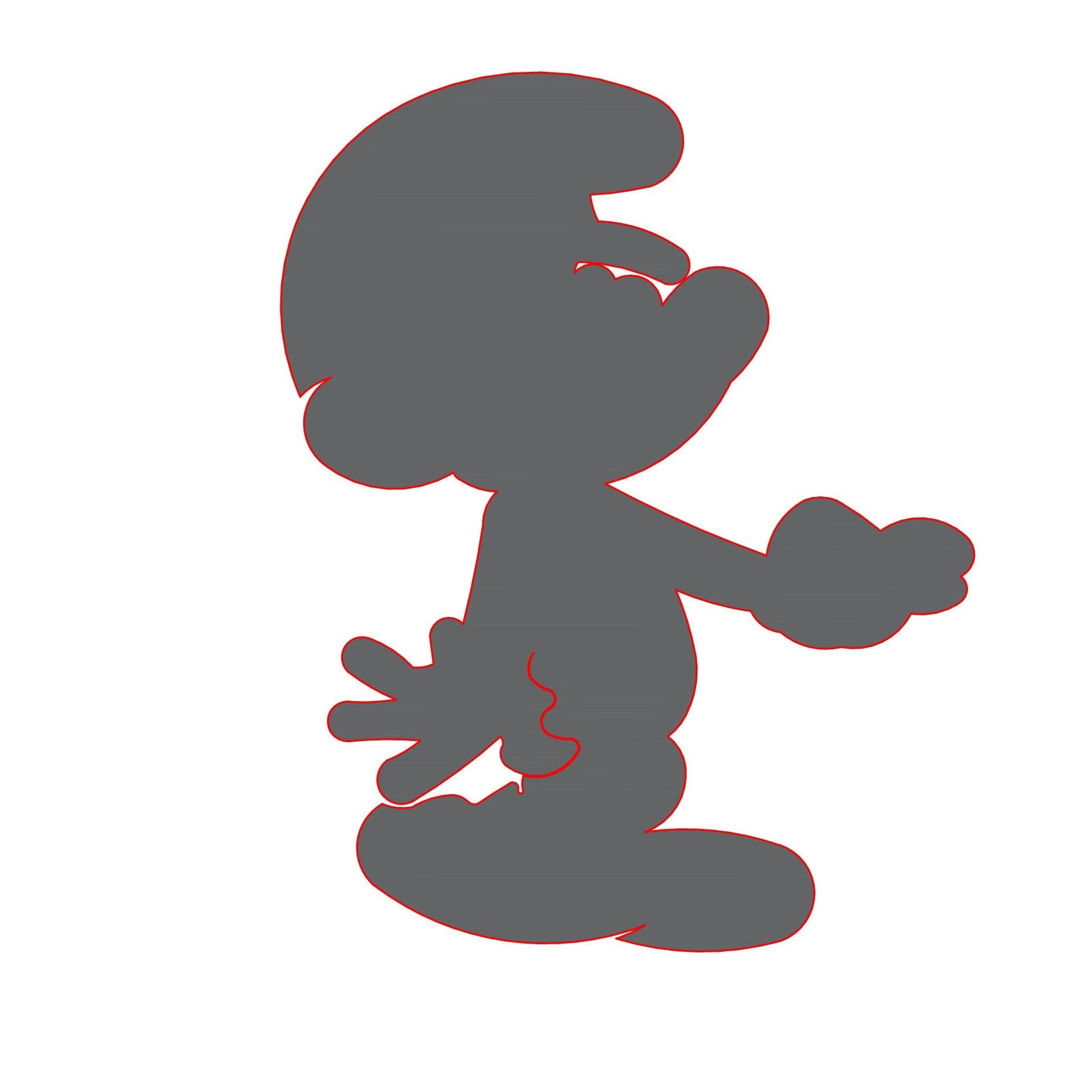 Figurina Strumf, polistiren EPS H 94 cm - eMAG.ro