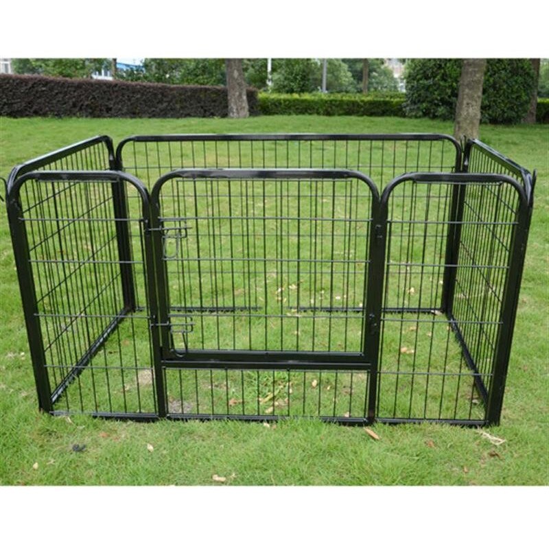 Tarc metalic pentru animale mici, 4 elemente, 80 x 70cm /element - eMAG.ro