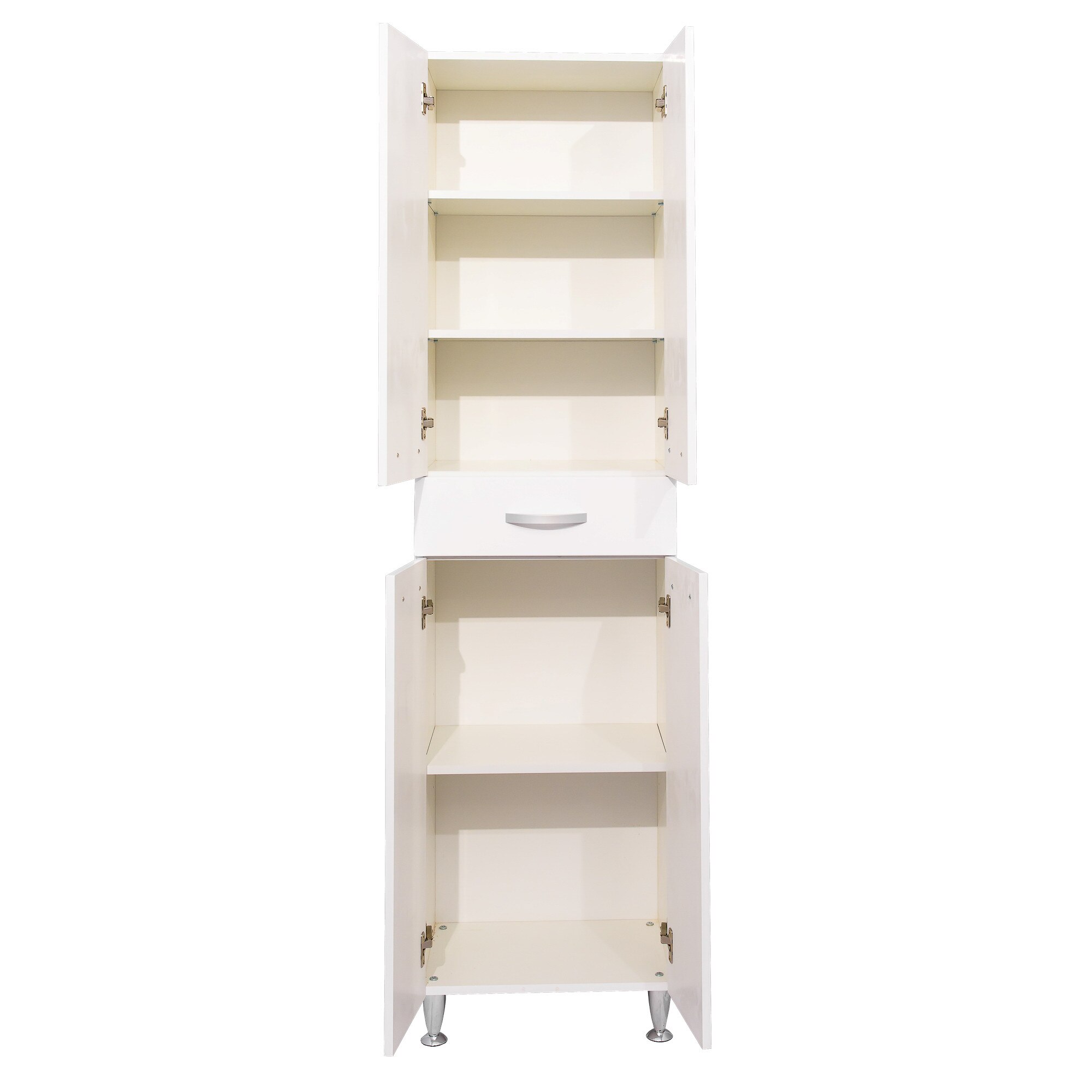 Soldat Baie Mdf vopsit lucios ,cu 4 usi si un sertar - eMAG.ro