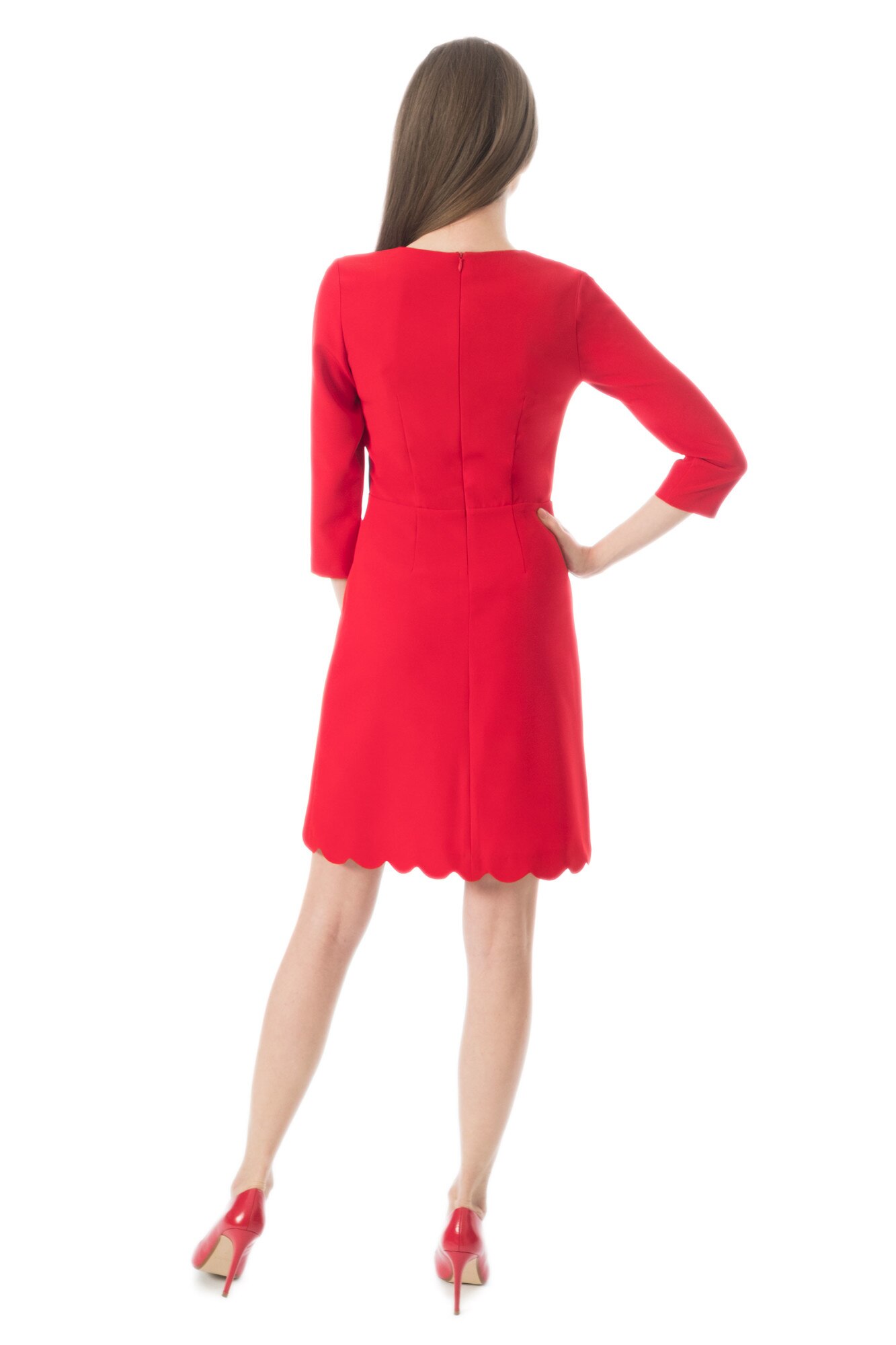 Rochie de cocktail, Rosu 42, Mizar - eMAG.ro