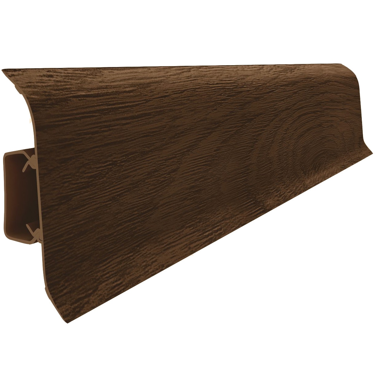 Plinta parchet PVC cu canal cablu 5,5 cm, Smart Flex, 550 Iroko - eMAG.ro