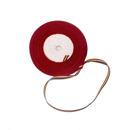 Panglica funda tricolor 0.6 cm latime, rola 22 m - eMAG.ro