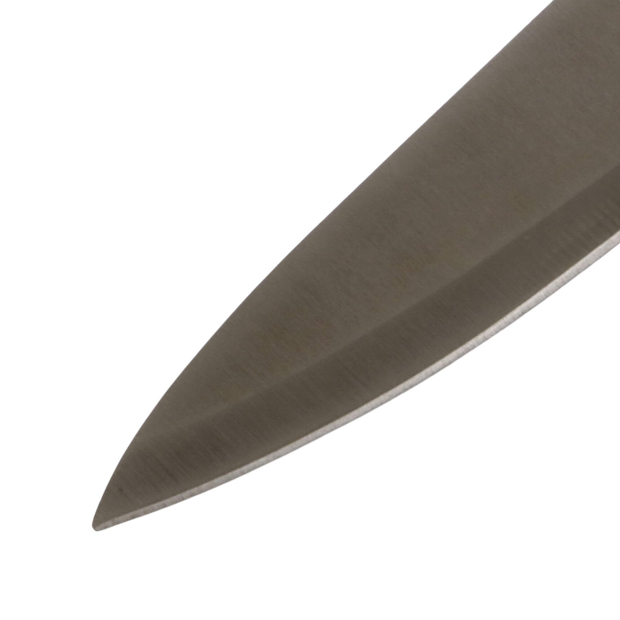 Cutit inox Chef, 20 cm, Negru - eMAG.ro