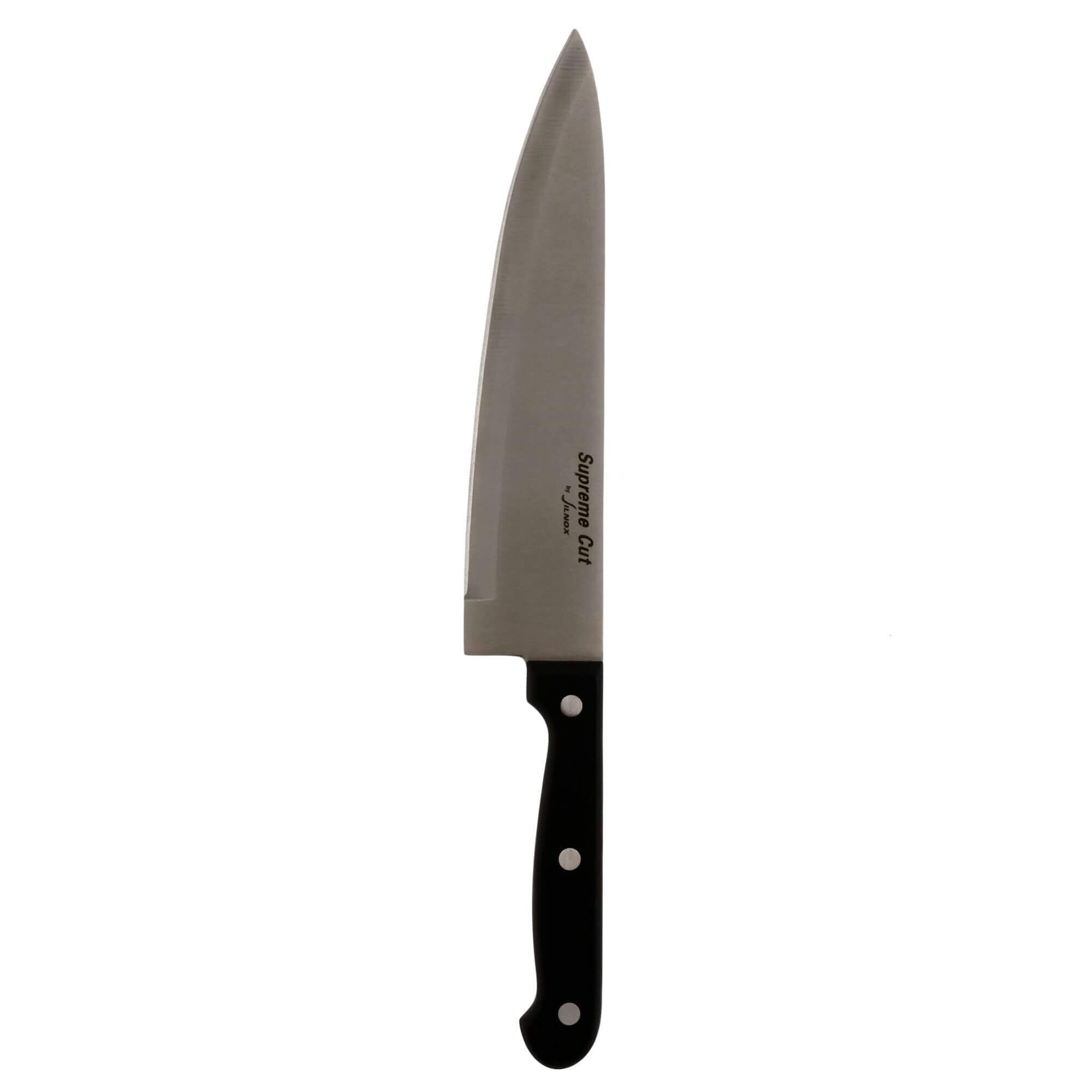 Cutit inox Chef, 20 cm, Negru - eMAG.ro