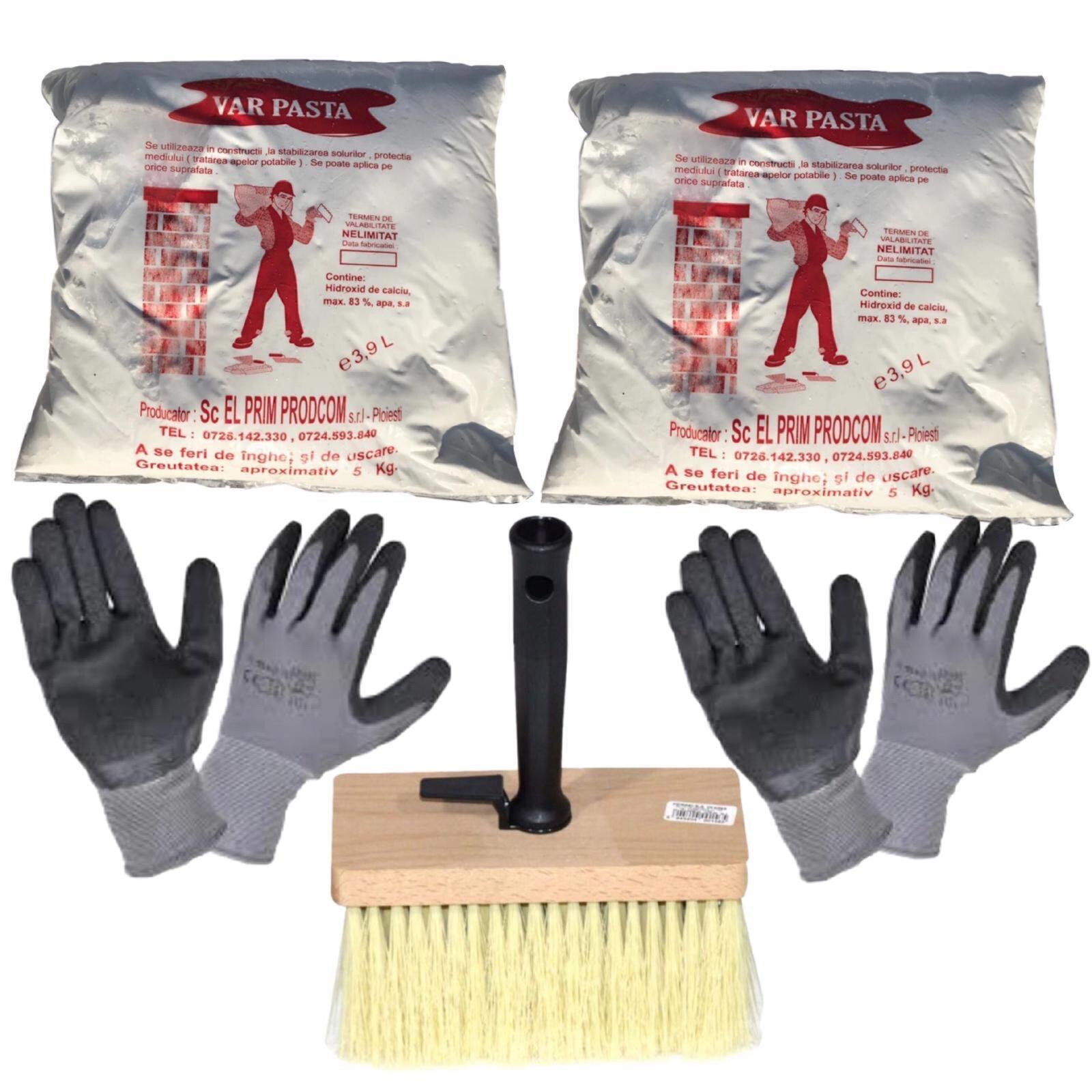 Pachet 2 x Var Pasta, 5kg + 1 x Bidinea Var + 2 x Manusi protectia ...