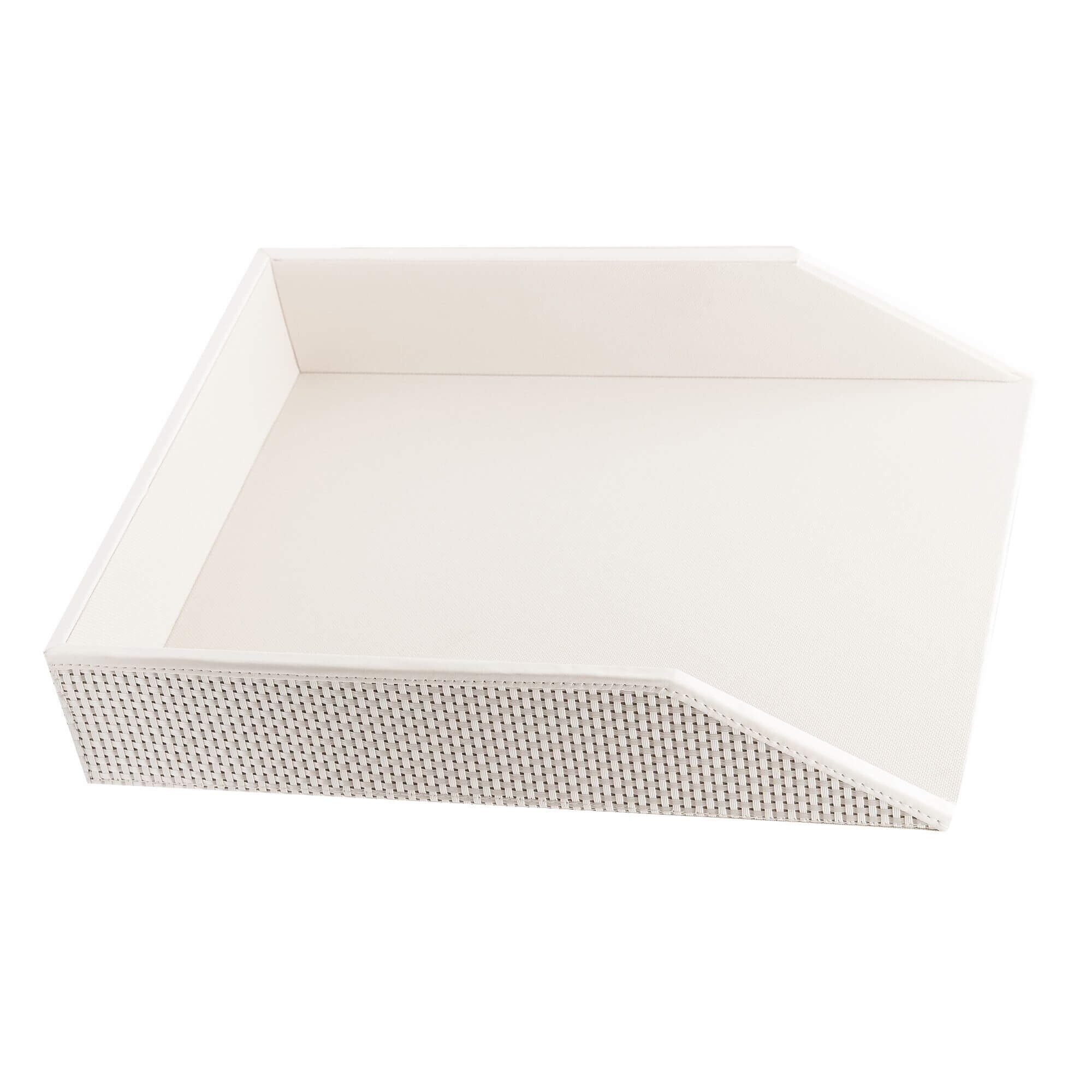 Tava pentru documente din ratan, bej deschis, RASTELI - eMAG.ro