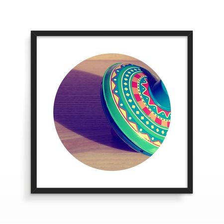 Tablou cu Rama de lemn neagra de Lemn Neagra Titirez Abstract Arta ...