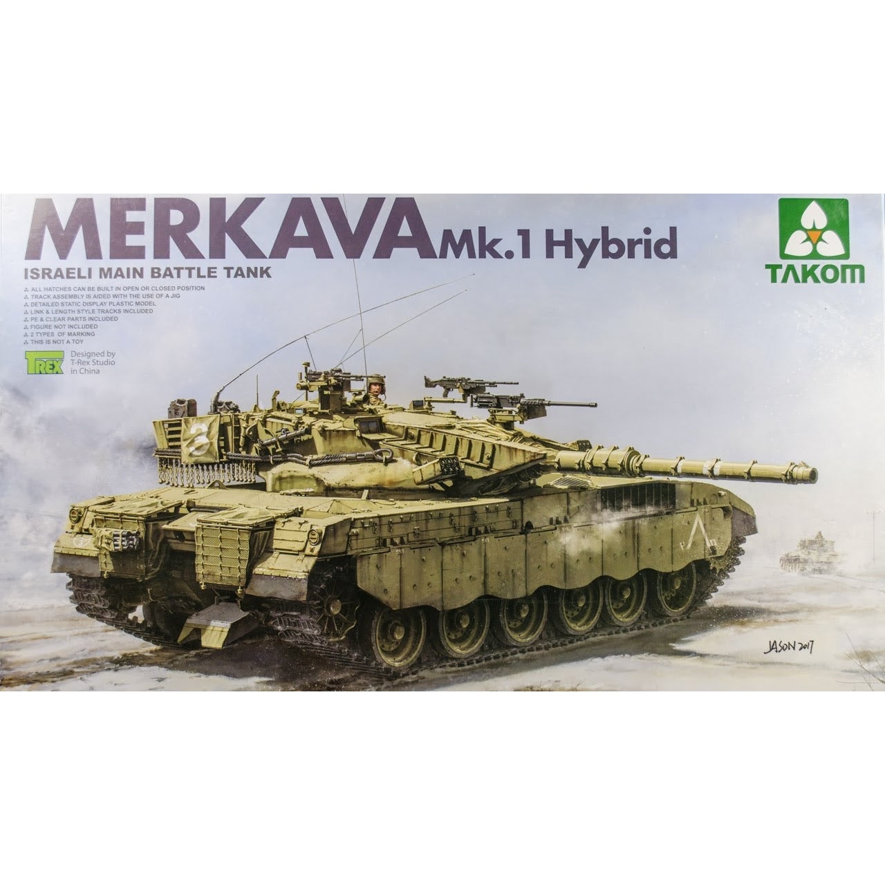 Macheta Militara Takom Merkava Mk.1 Hybrid Israeli Main Battle tank 1: ...
