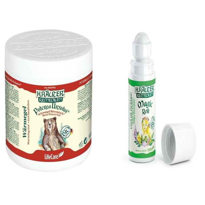 Kräuter® Medve Erő reuma elleni gél, BIO gyógynövényekkel - 250 ml + 60 ...