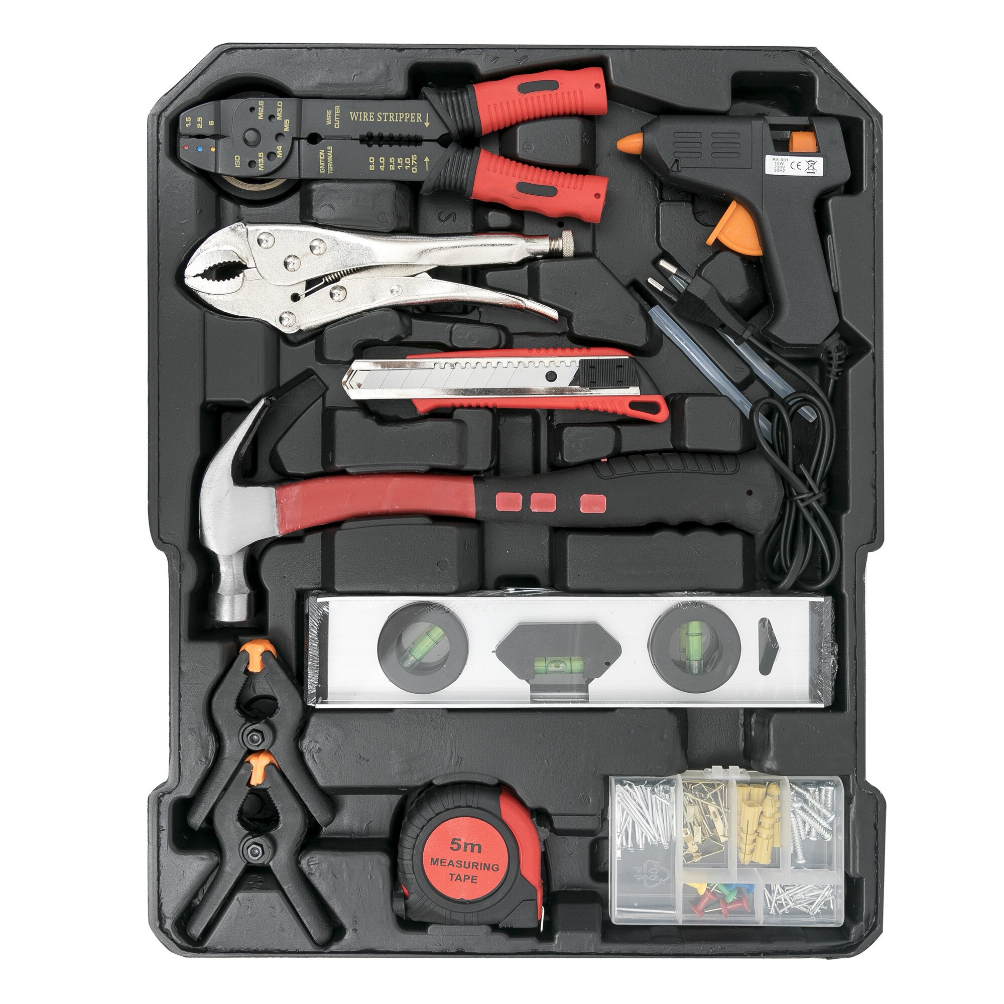 Trusa de scule 188 piese, Kraftworld, tip troller, Model 2019, PREMIUM ...