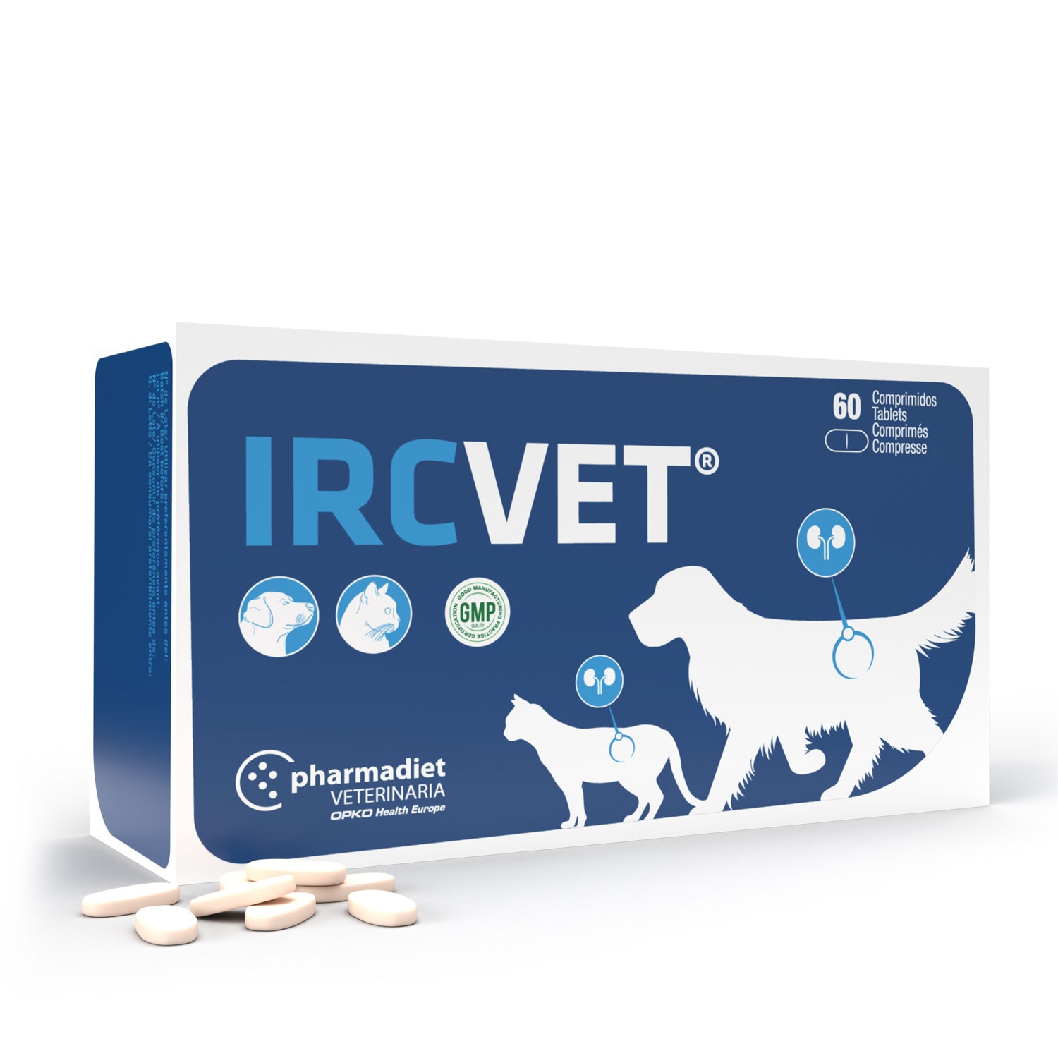 Хранителна добавка за кучета и котки Irc-vet 60 табл - eMAG.bg