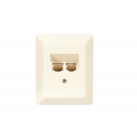 Priza telefon dubla RJ12, 6p6c, Good Connections - eMAG.ro