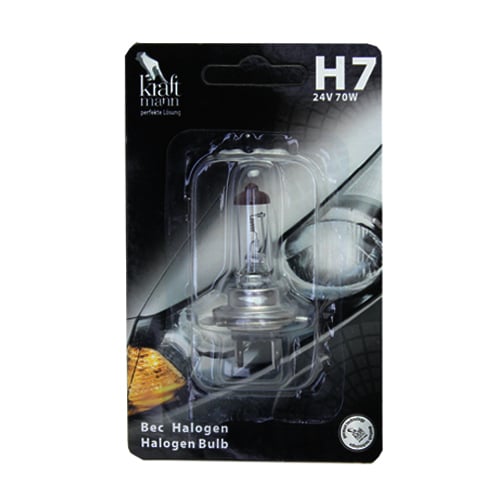 Bec halogen Kraftmann H7, 24V, 70W, PX26D - eMAG.ro