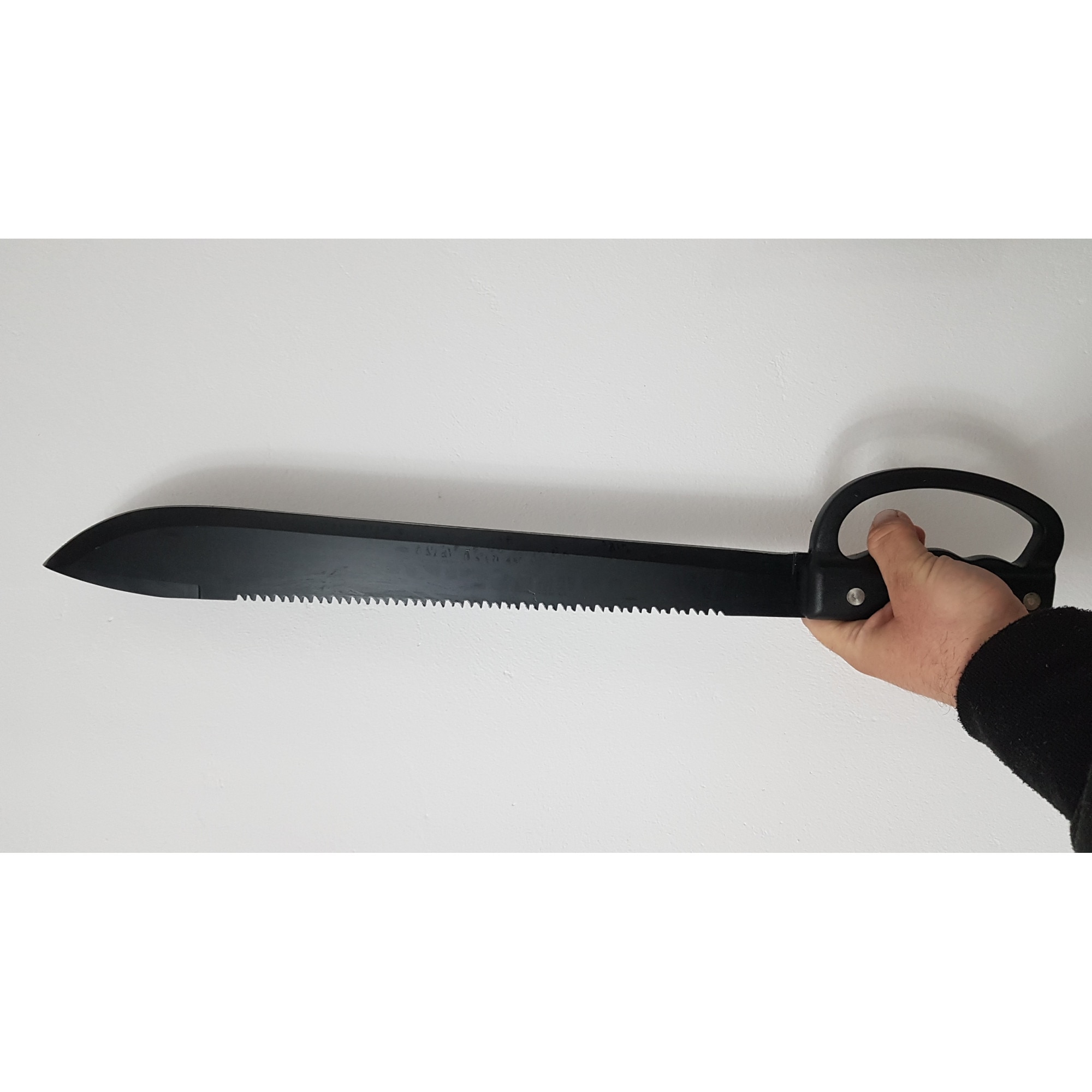 Cutit maceta sabie autoaparare lama neagra 57 Cm cu husa - eMAG.ro