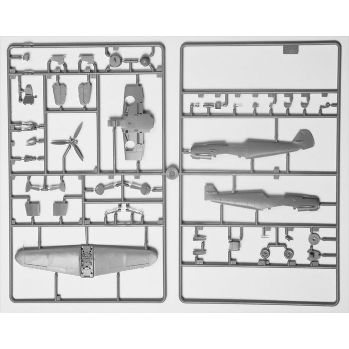 Macheta aeromodele Zvezda Messerschmitt Bf 109 F-2 1:72 ZVEZ 7302 - eMAG.ro