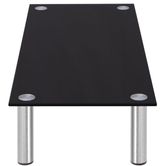 Inaltator monitor/suport TV TOT, din sticla, 80 x 35 x 17, negru - eMAG.ro