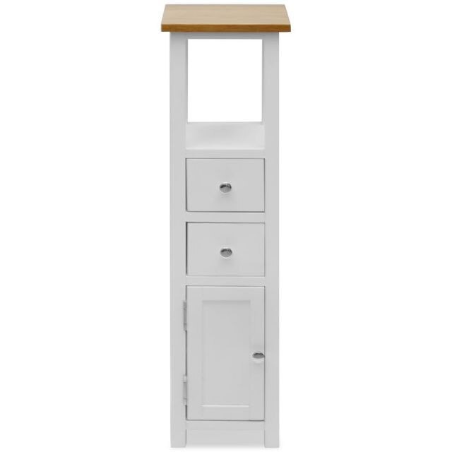 Comoda TOT, inalta cu sertare, stejar masiv, 26 x 26 x 94 cm - eMAG.ro