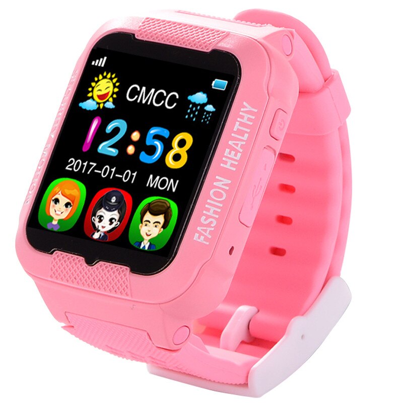 Ceas GPS Copii iUni Kid3, Telefon incorporat, Touchscreen 1.54 inch ...