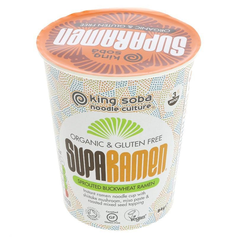 Supa instant cu taitei ramen si supa Miso ECO 84 g - King Soba - eMAG.ro