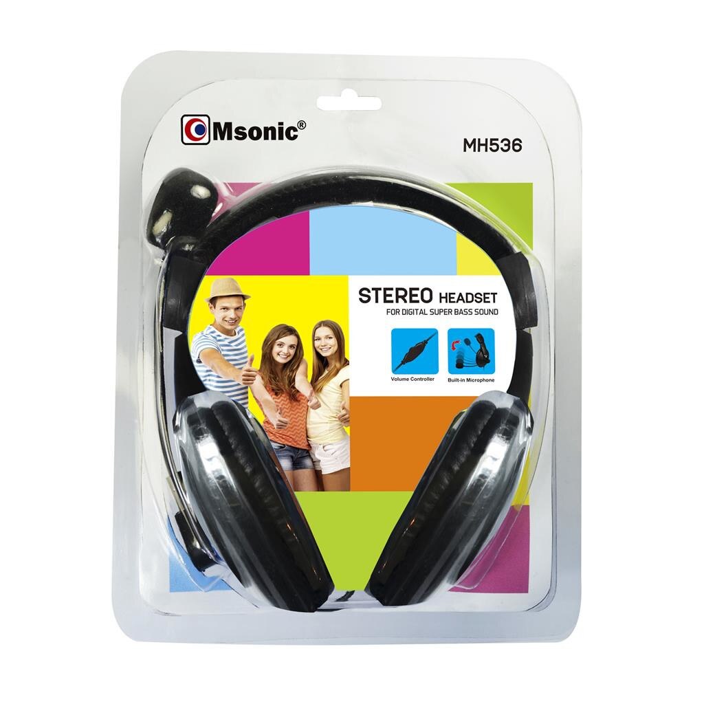 Set casti microfon stereo, MSONIC - eMAG.ro