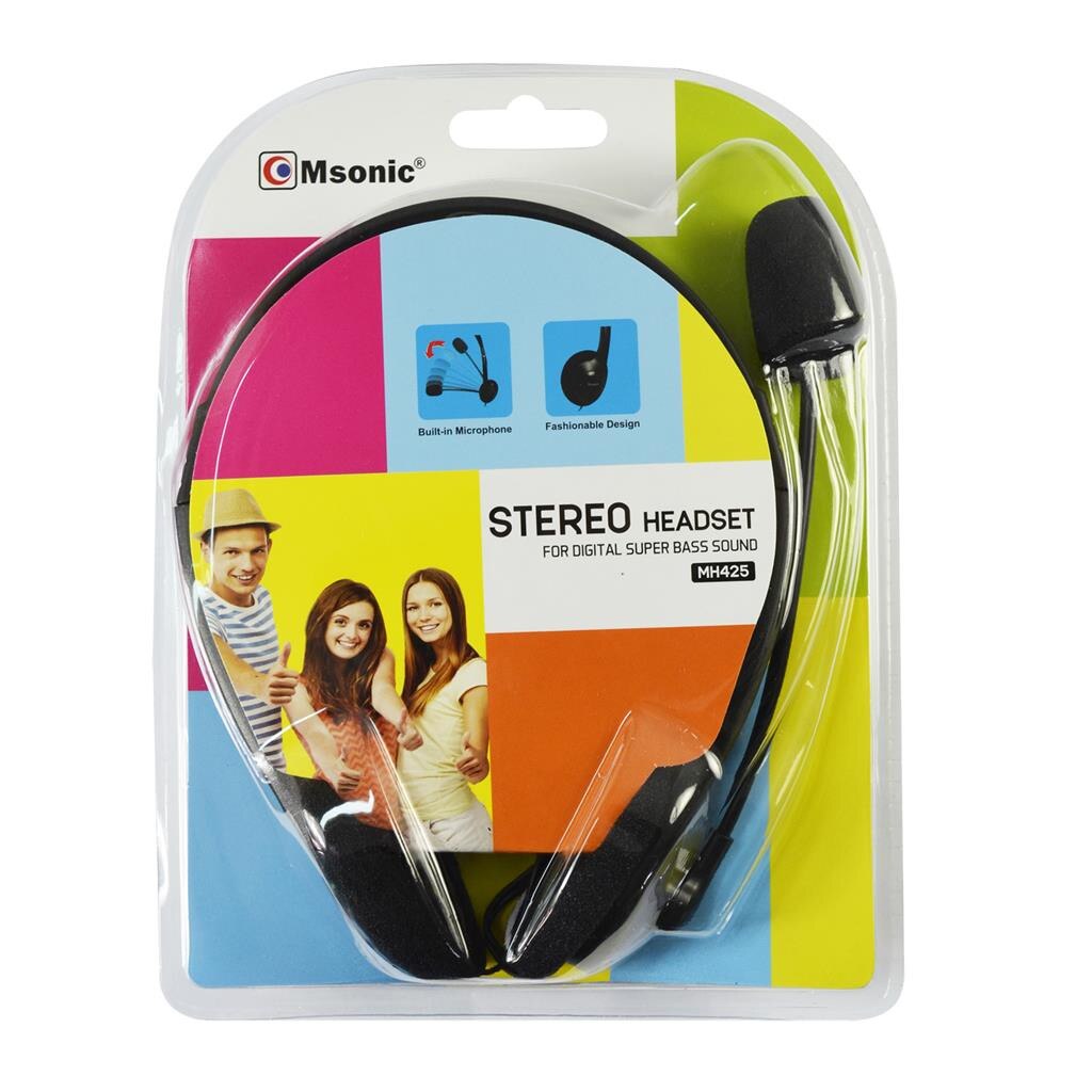 Set casti microfon stereo, MSONIC - eMAG.ro