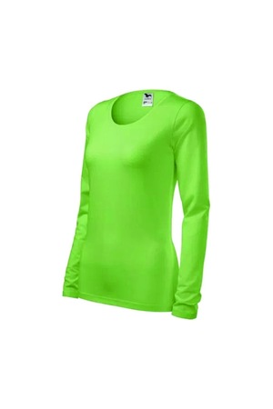 Set 5 tricouri maneca lunga dama Slim, verzi, XXL - eMAG.ro