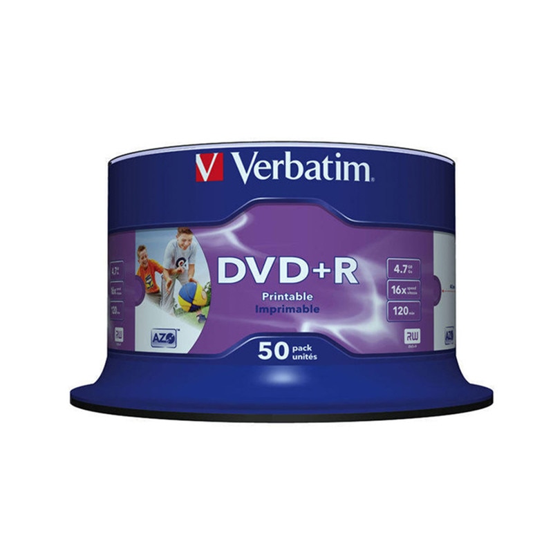Dvd+R Verbatim 16X 50 buc - eMAG.ro