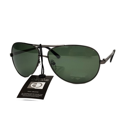 Мъжки слънчеви очила ENRIQUE CAVALDI C5805-C4, Polarized, Зелени плаки ...
