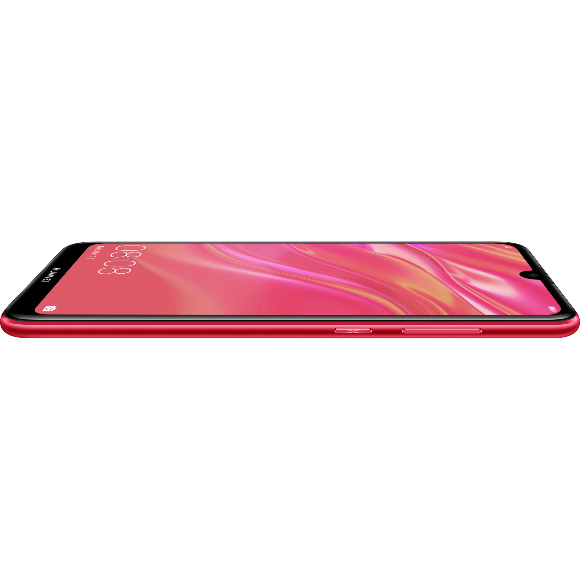 Смартфон Huawei Y7 2019, Dual SIM, 32GB, 4G, Coral Red - eMAG.bg