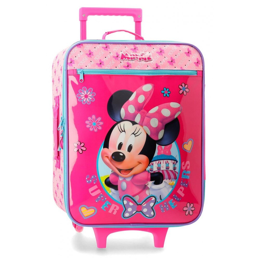 Troler textil 50 cm Minnie Super Helpers - eMAG.ro