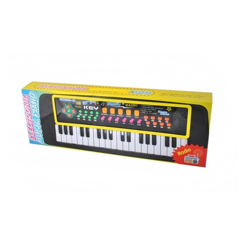 Orga Pentru Copii Cu 37 De Clape, 8 Sunete Instrumentale, Microfon ...