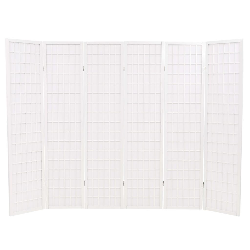 Paravan pliabil cu 6 panouri, in stil japonez, vidaXL, 240 x 170 cm ...