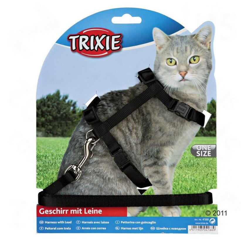 Set Trixie ham si lesa pentru pisici 26-43 cm/10 mm, 1.2 m 4188 - eMAG.ro