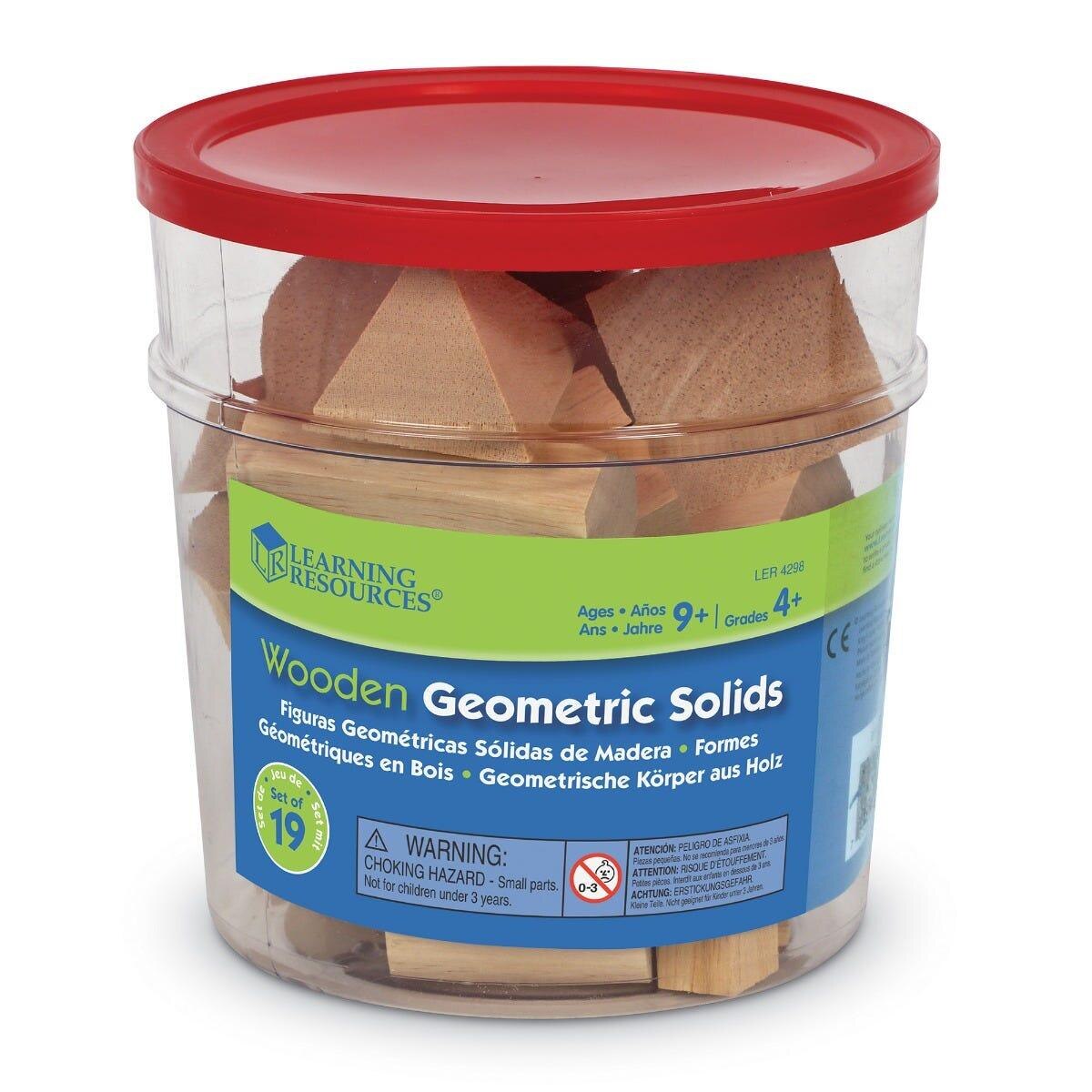 Forme geometrice din lemn - set 19 - eMAG.ro