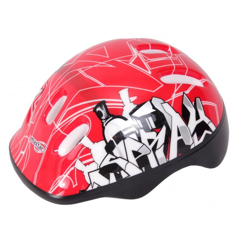 Casca protectie pentru copii Maxtar, 58 cm, Rosu - eMAG.ro